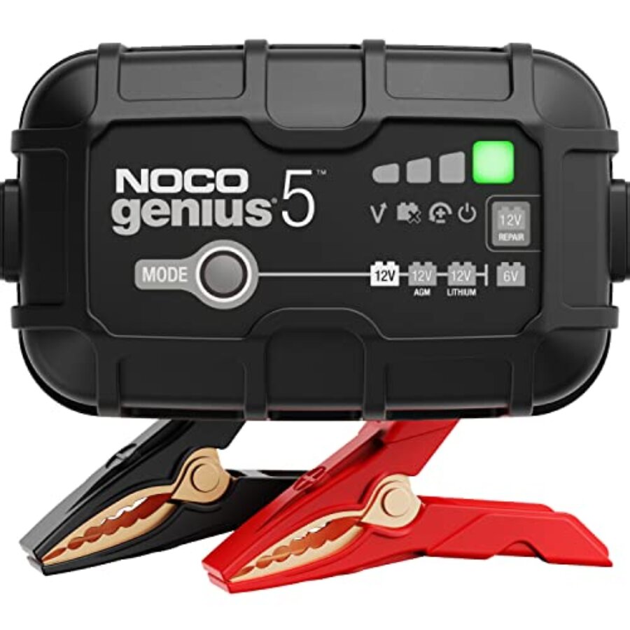 Chargeur de batterie de voiture et moto NOCO GENIUS5EU 5A, 6V et 12V ... Chargeur de batterie de voiture et moto NOCO GENIUS5EU 5A, 6V et 12V ...