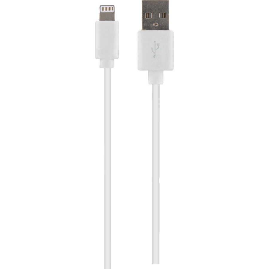 Câble USB lightning 1 m blanc Synchro Diffusion - Norauto