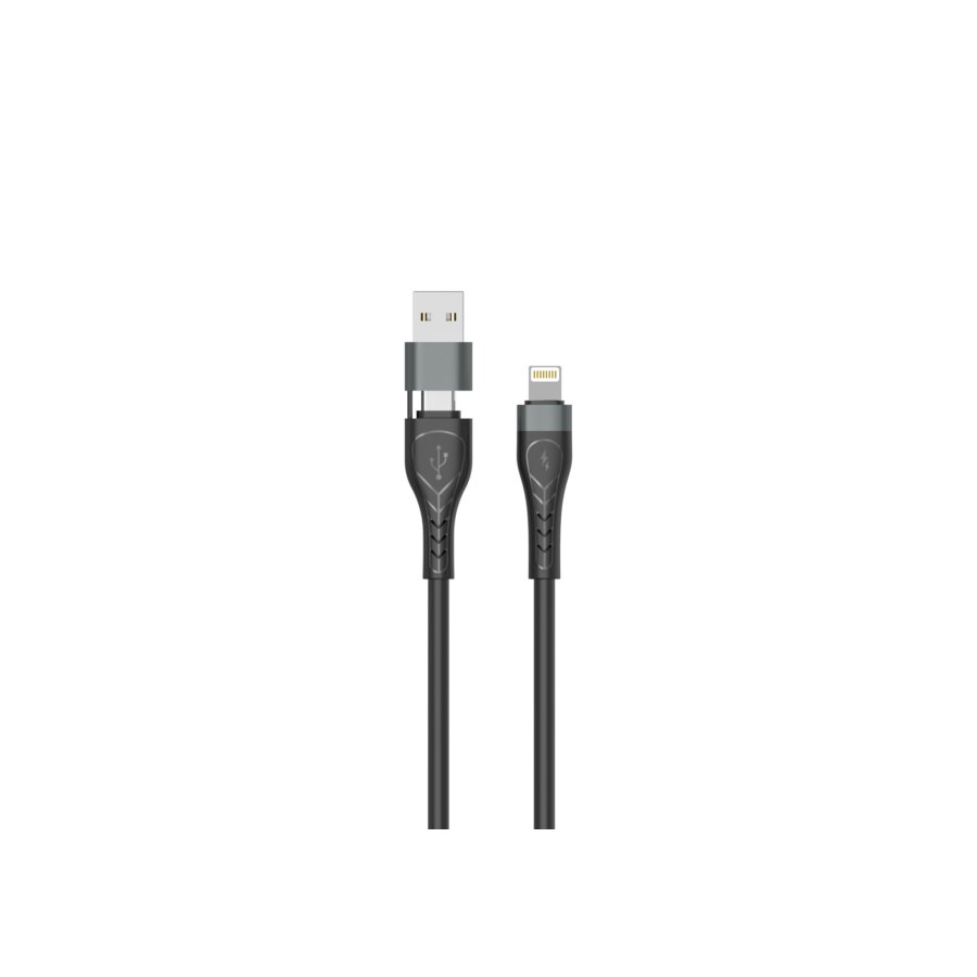 Câble ligthning - USB-C / USB A SD 1m - Norauto