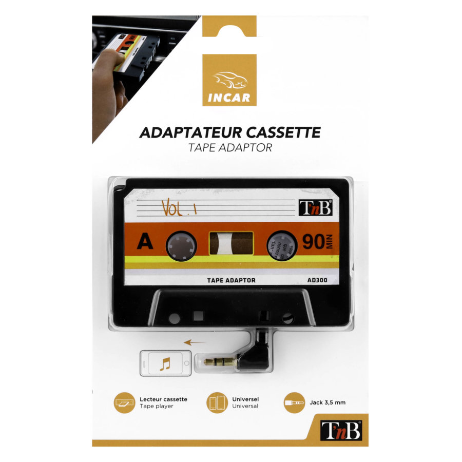 Adaptateur K7/CD TNB ad 3000 : Norauto.fr