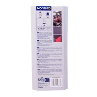 Jeu de 2 housses universelles sièges avant voiture NORAUTO Deimos noir ...