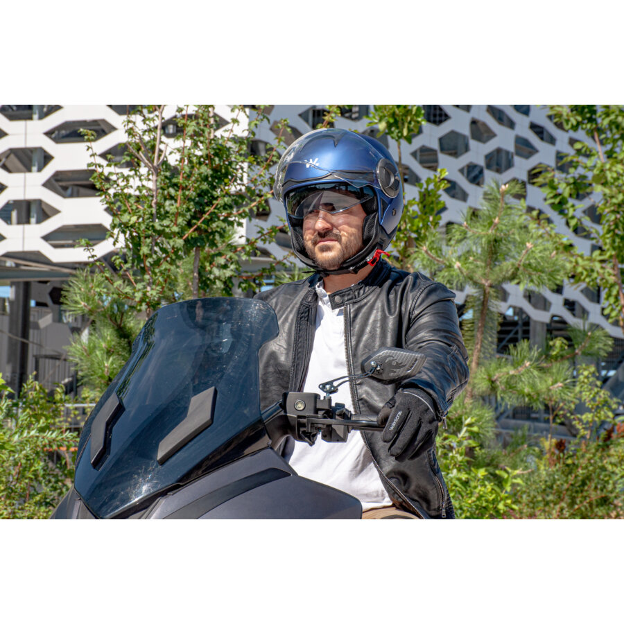 Casque moto jet Urban Vision WAYSCRAL taille XL visière solaire bleu ...