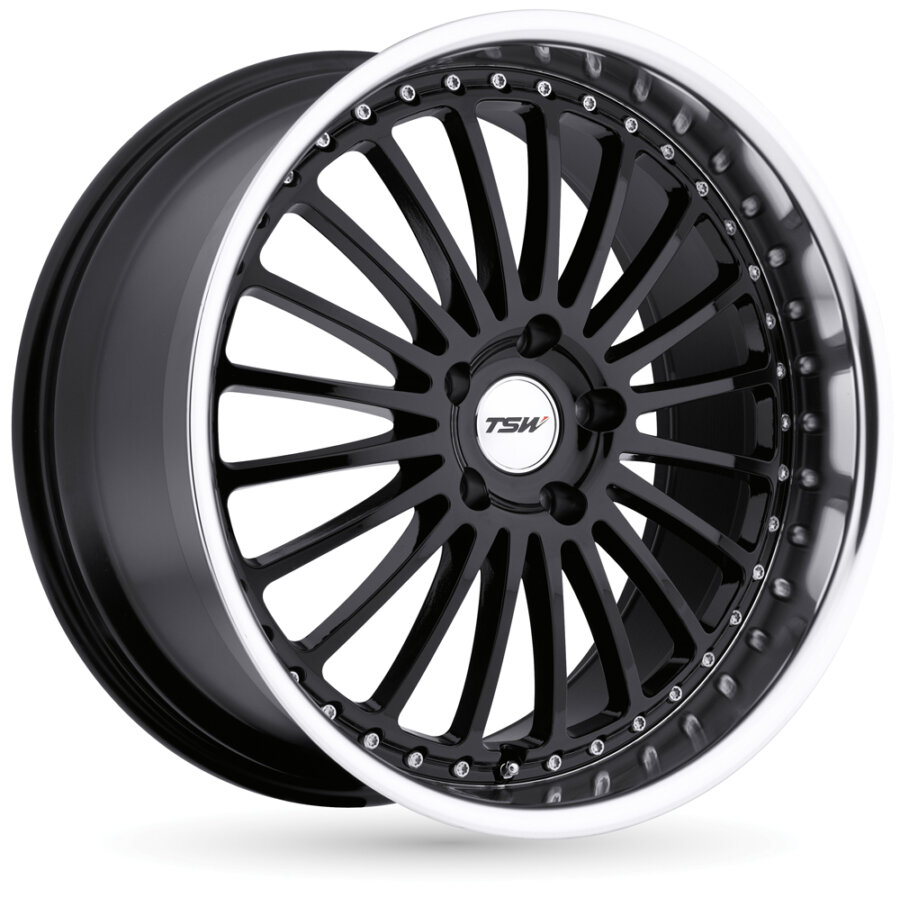 Jante alu TSW SILVERSTONE 19 pouces - 9.5x19 5x114 ET40 Black glossy ...