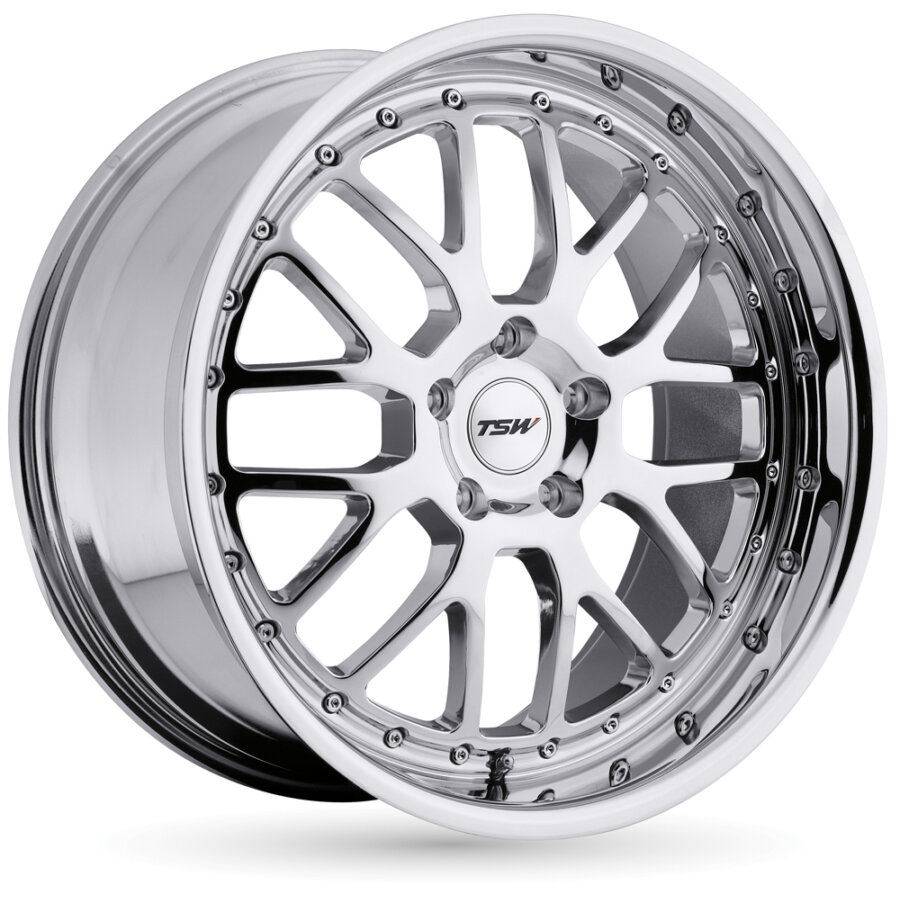 Jante alu TSW VALENCIA 20 pouces - 10x20 5x120 ET20 Chrome look - Norauto