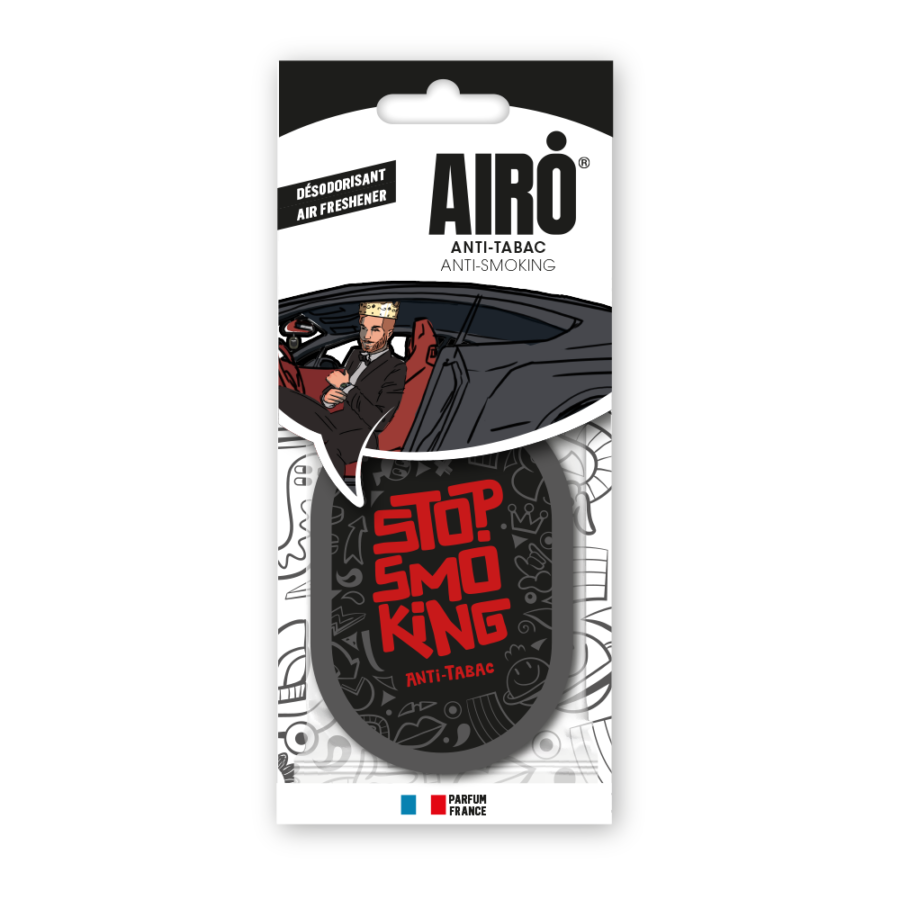 Désodorisant voiture AIRO Stop Smoking Anti-tabac - Norauto