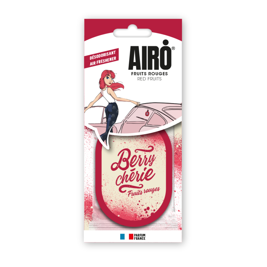Désodorisant voiture AIRO Berry Chérie Parfum Fruits rouges - Norauto