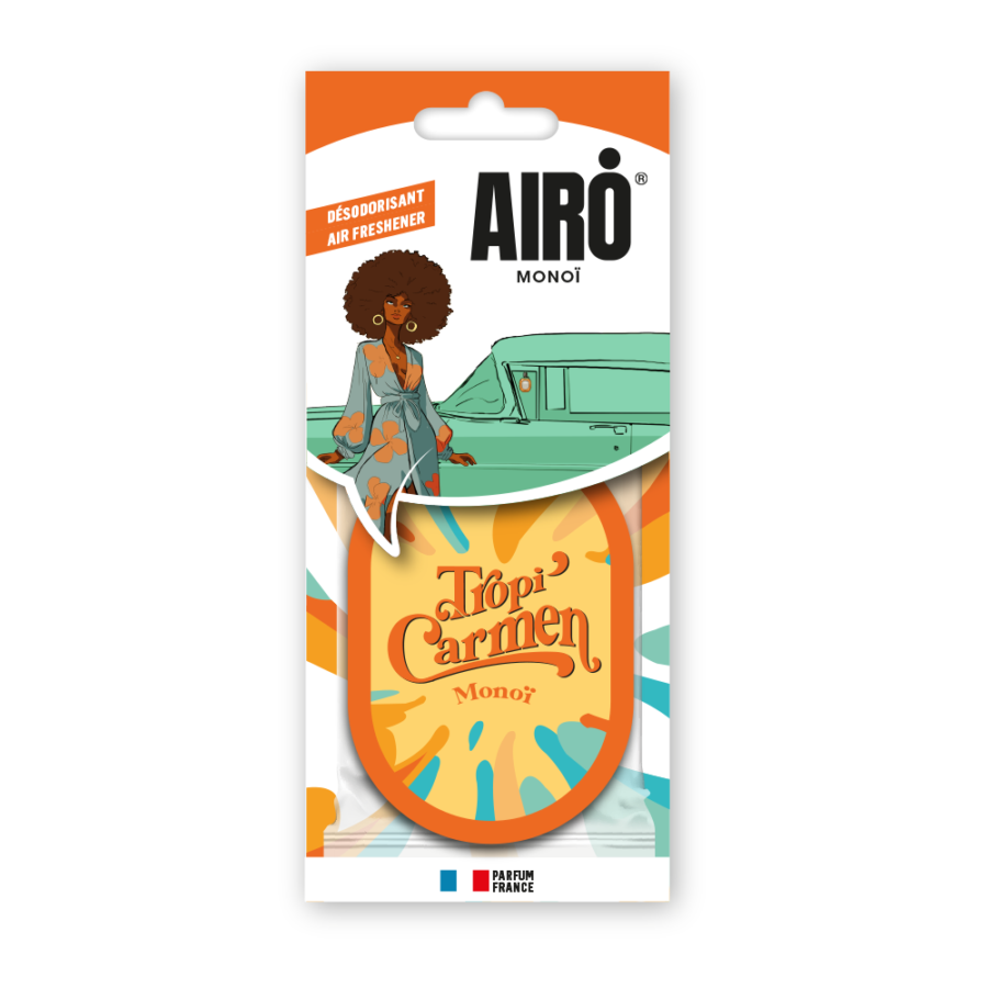 Désodorisant voiture AIRO Tropi'Carmen Parfum Monoï - Norauto