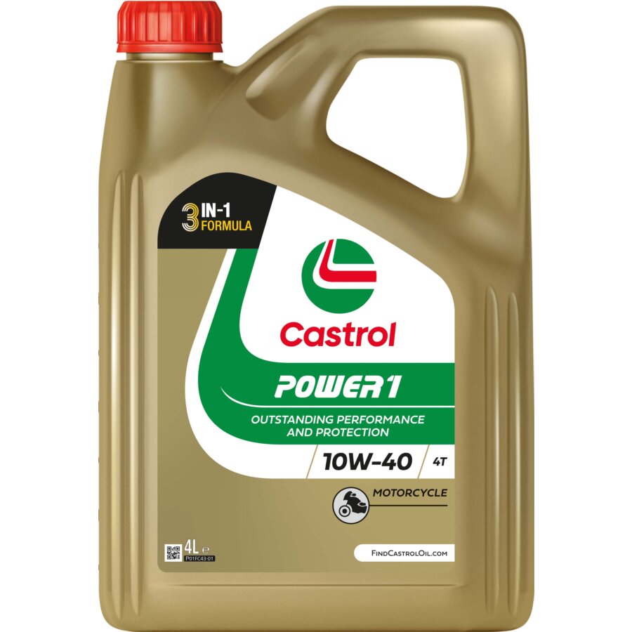 Huile Moteur CASTROL POWER1 4T 10W-40 4l - Norauto