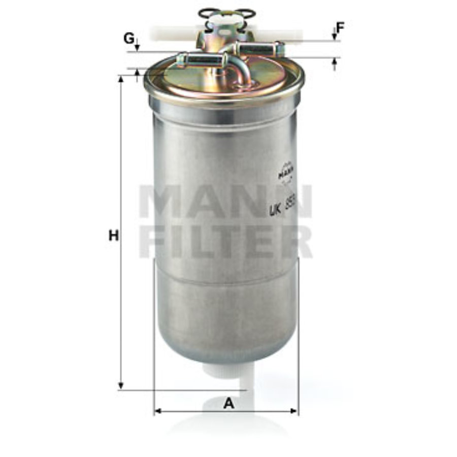 Filtre à carburant MANN-FILTER WK853/4 - Norauto