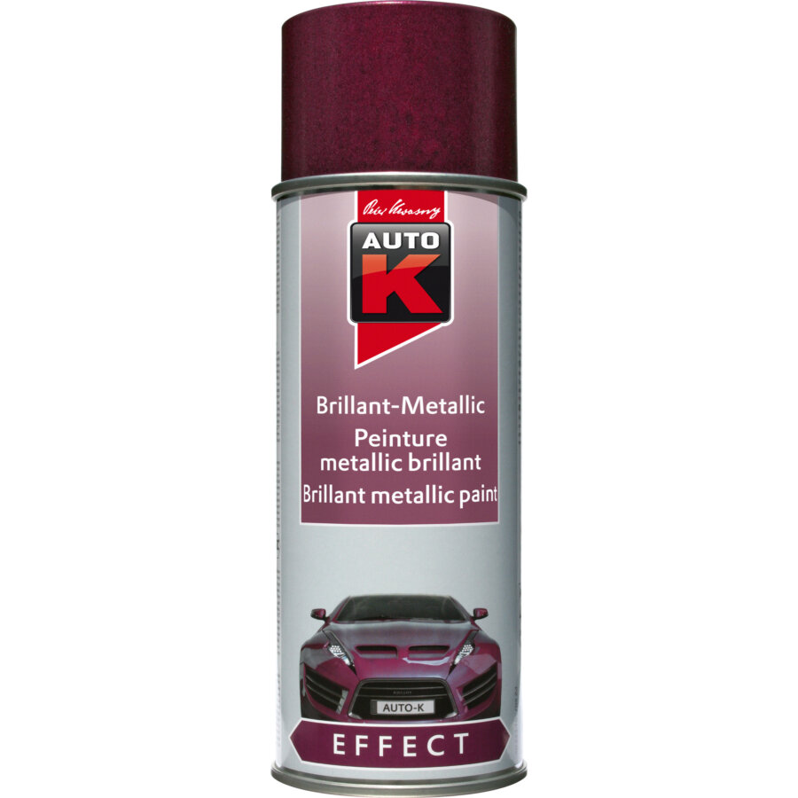 Bombe de peinture Rouge Indy métal 400 ml 233105 - Norauto