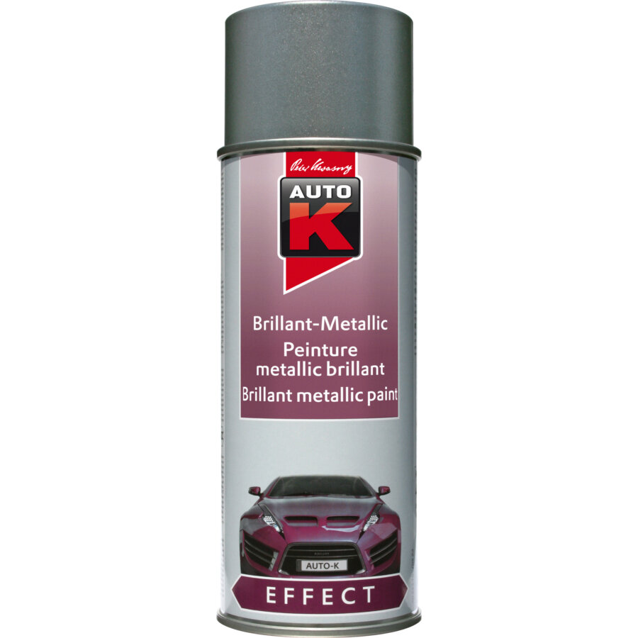 Bombe de peinture Gris Silverstone métal400 ml 233110 - Norauto