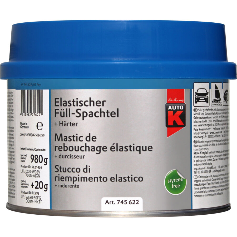 Mastic élastique AUTO-K 1000g - Norauto