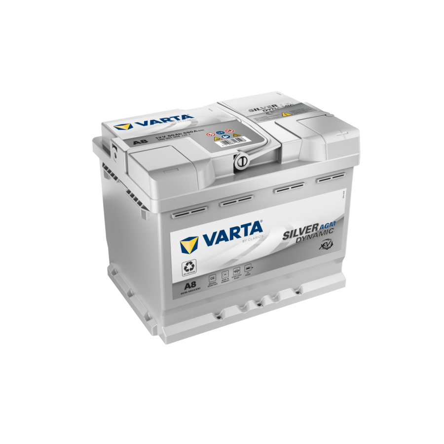 Batterie VARTA A8 Start & Stop Silver AGM 60 Ah - 680A - Norauto