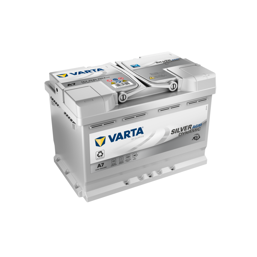Batterie VARTA A7 Start & Stop Silver AGM 70 Ah - 760 A - Norauto