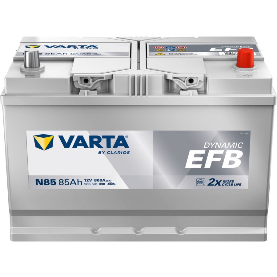 Batterie VARTA N85 Blue EFB 85 Ah - 800 A - Norauto