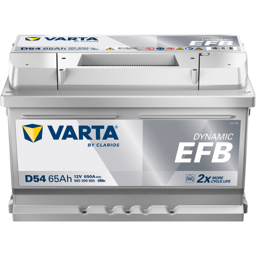 Batterie VARTA D54 Blue EFB 65 Ah - 650 A - Norauto