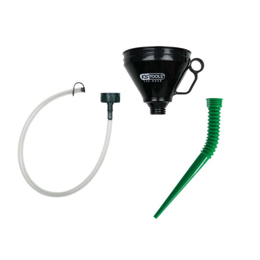 Kit entonnoir avec raccord et tuyau, KS TOOLS 3 pièces - Norauto