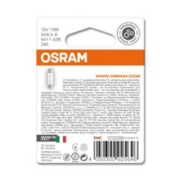 2 ampoules OSRAM Original Navette C10W 12V 10W - Norauto