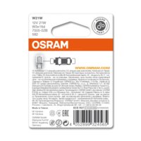 2 Ampoules OSRAM W21W Original 12V - Norauto