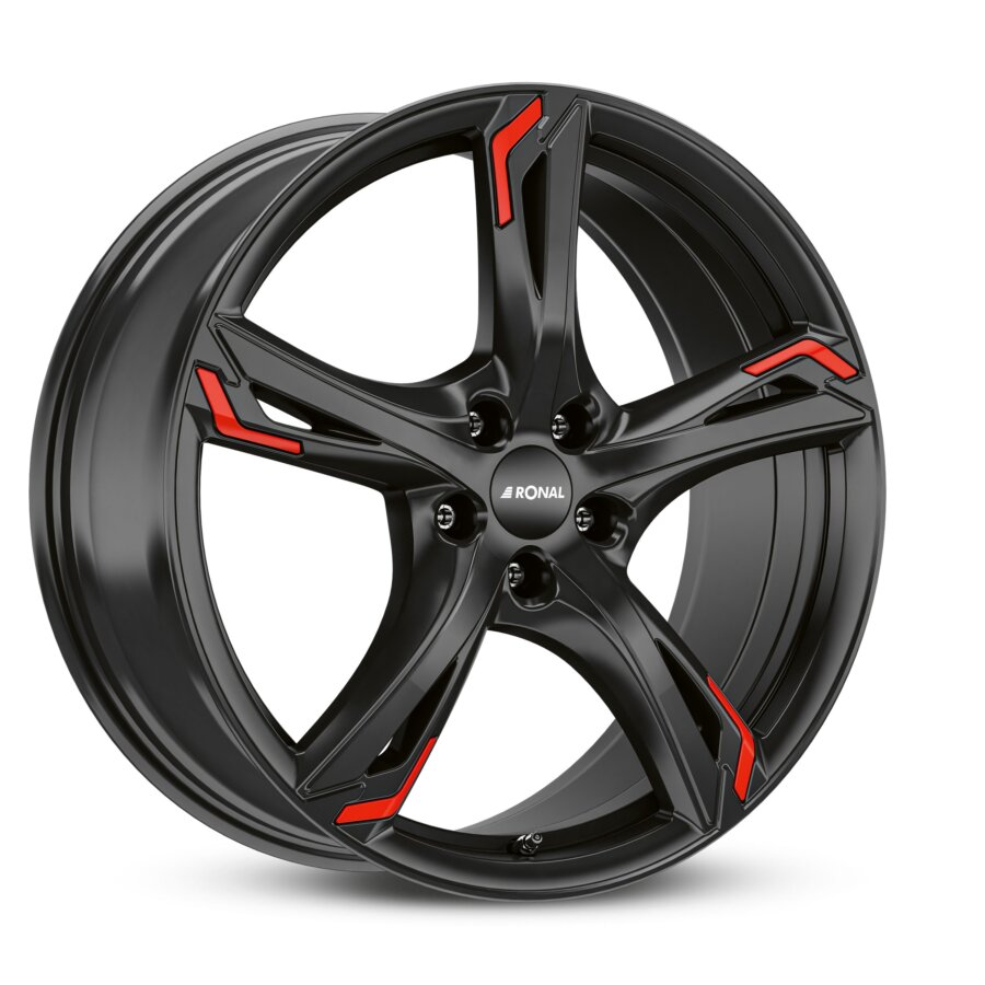 Jante alu RONAL R62 RED 8.5x20 5x108 ET40 Jetblack - Norauto