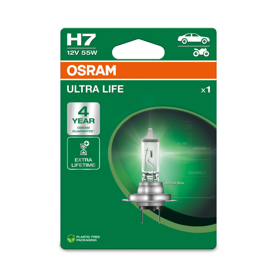 1 ampoule H7 OSRAM Ultra Life - Norauto