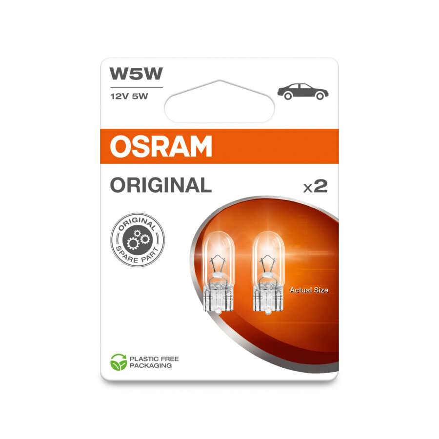 2 ampoules W5W 12V OSRAM ORIGINAL - Norauto