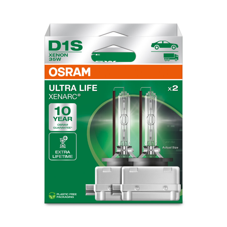 2 ampoules D1S OSRAM Xenarc Ultra Life - Norauto