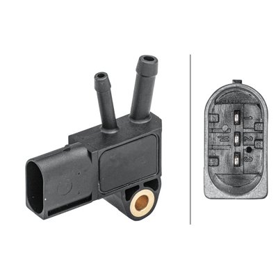 Capteur de pression d'échappement HELLA 6PP 009 409-171 - Norauto