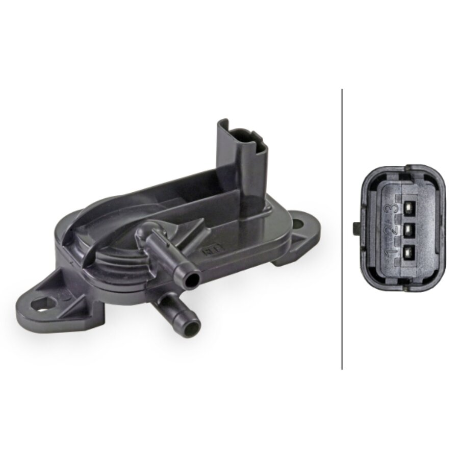 Capteur de pression d'échappement HELLA 6PP 009 409-381 - Norauto