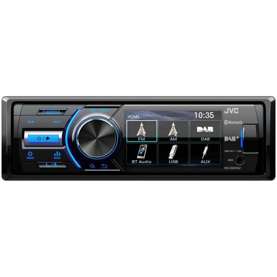Autoradio JVC KD-X561DBT Bluetooth&Sans mécanique CD/DVD - Norauto