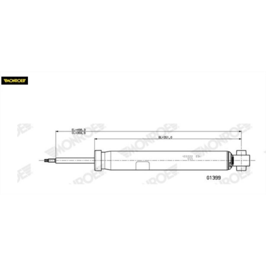 1 Amortisseur MONROE Original G13399 - Norauto