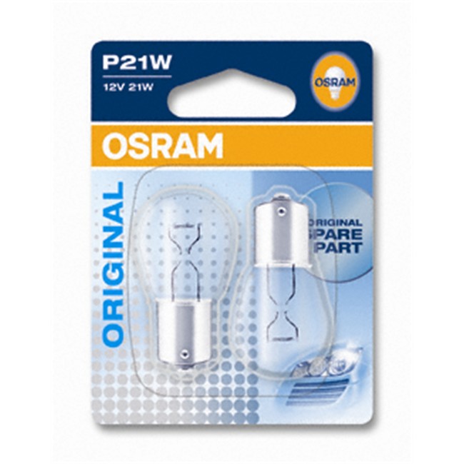 2 Ampoules OSRAM P21W Original 12V : Norauto.fr