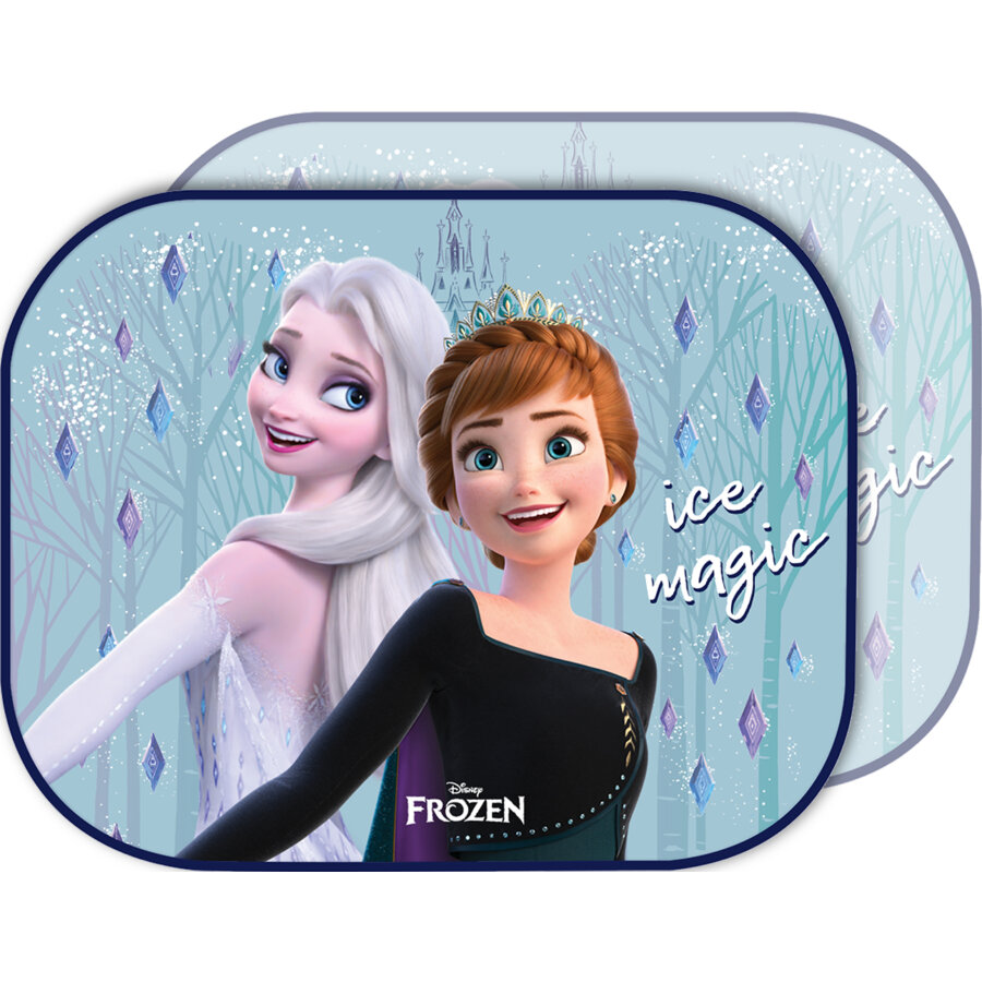 2 pare soleil à ventouse DISNEY La Reine des Neiges 65x38cm - Norauto