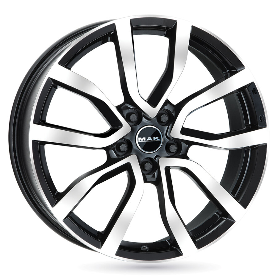 Jante alu MAK MIDLANDS 8.5x20 5x120 ET47.5 Noir face polie - Norauto