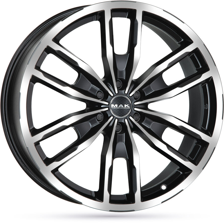 Jante alu MAK PEAK 20 pouces - 9x20 6x139.7 ET38 Noir face polie - Norauto