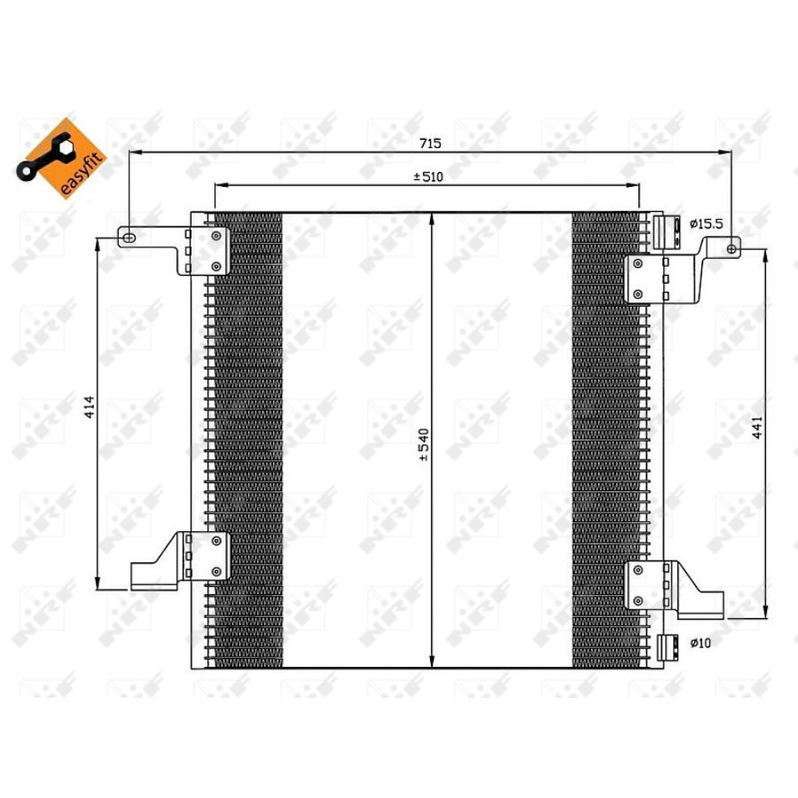 Condenseur NRF 35526 EASY FIT - Norauto