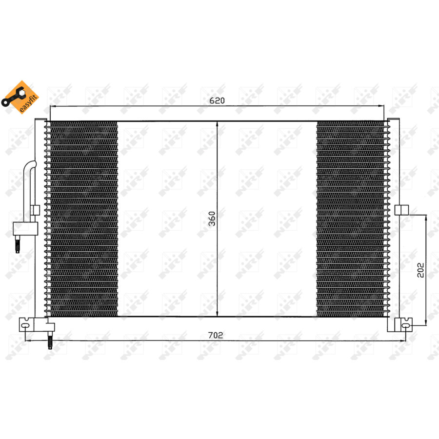 Condenseur NRF 35603 EASY FIT - Norauto