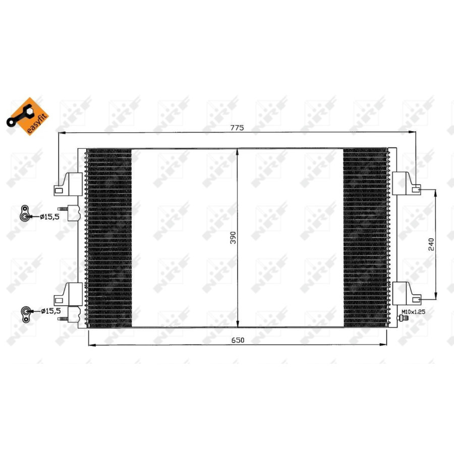 Condenseur NRF 35760 EASY FIT - Norauto