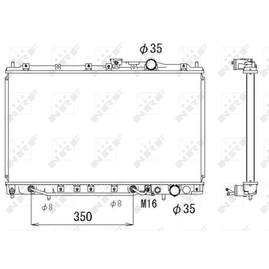 Radiateur NRF 53283 - Norauto