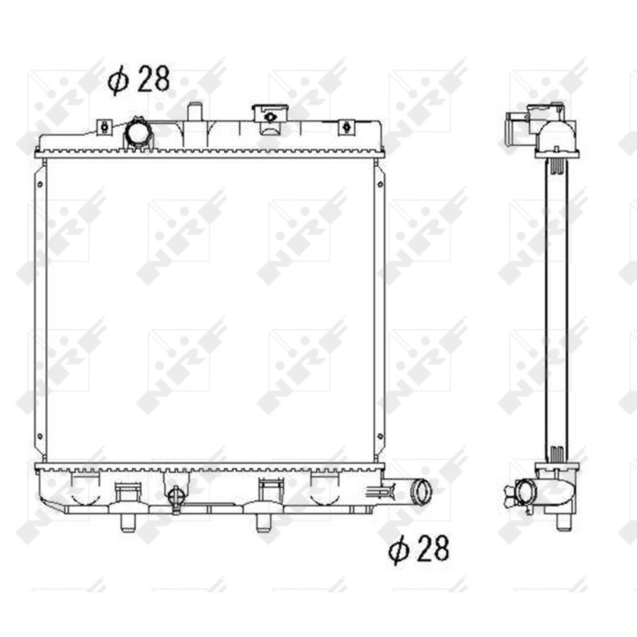 Radiateur NRF 53291 - Norauto