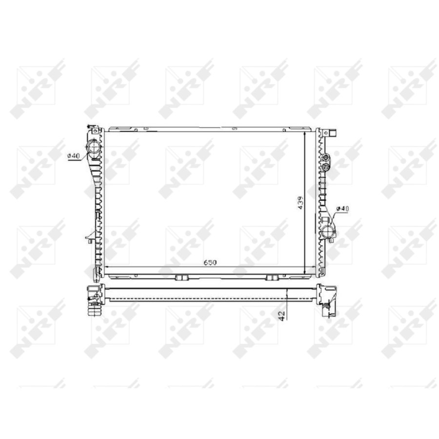 Radiateur NRF 53721 EASY FIT - Norauto
