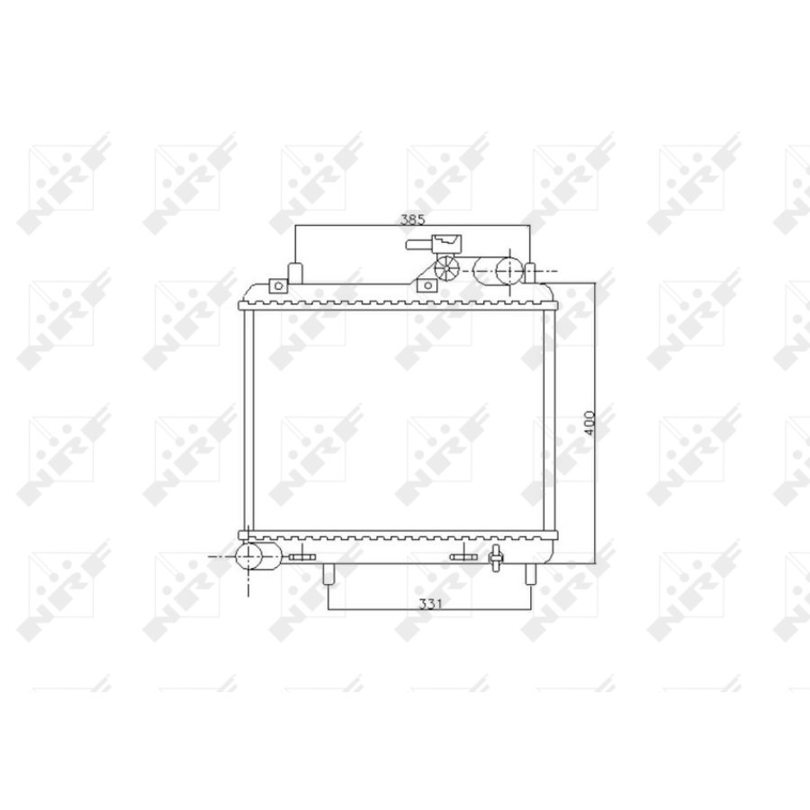 Radiateur NRF 53745 - Norauto