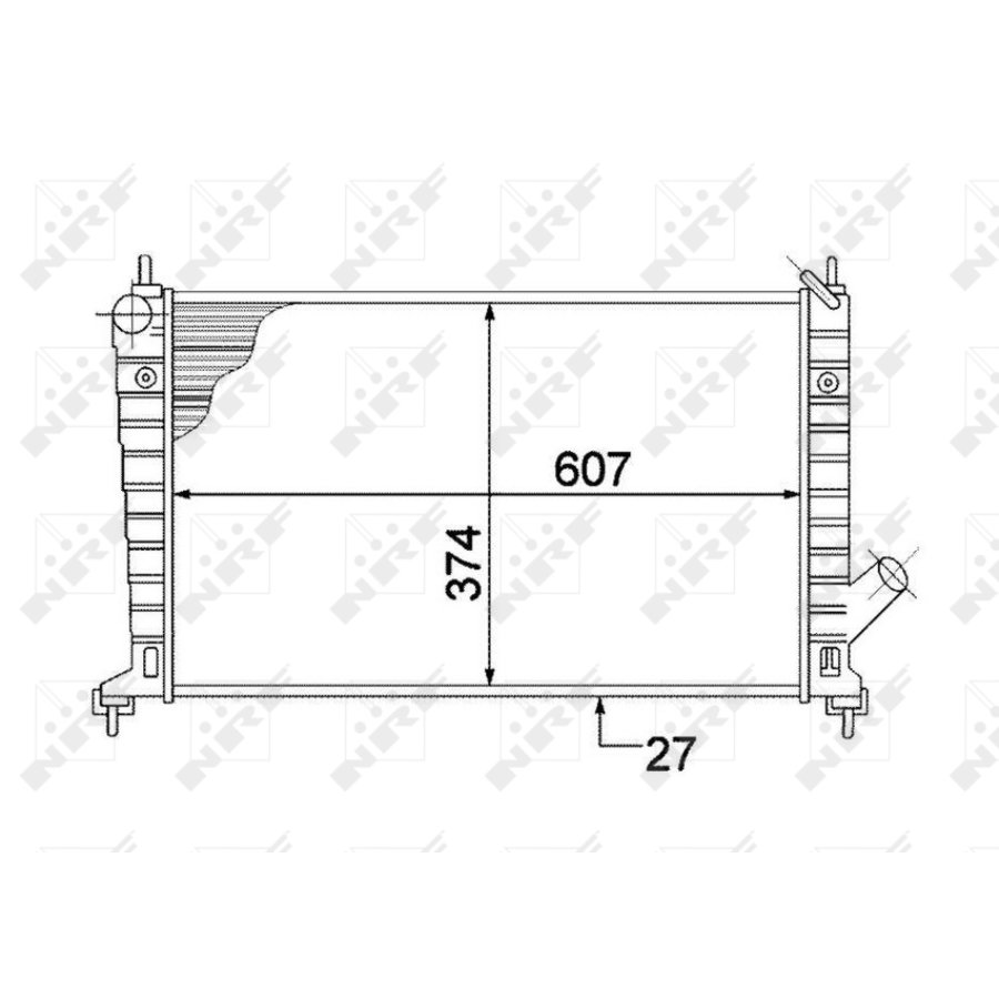 Radiateur NRF 53804 EASY FIT - Norauto