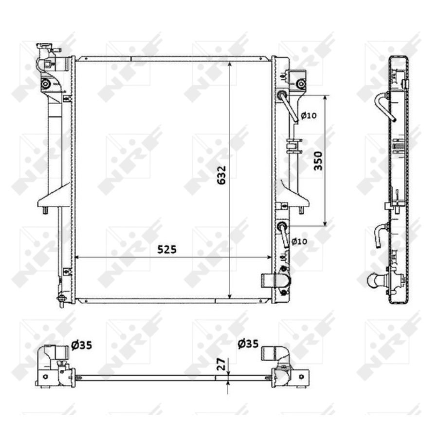 Radiateur NRF 53910 - Norauto