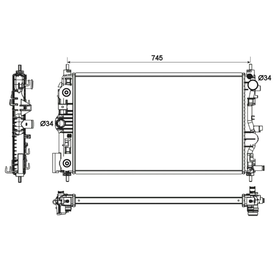 Radiateur NRF 53131 EASY FIT - Norauto