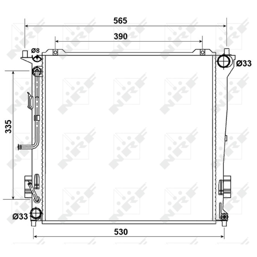 Radiateur NRF 53163 - Norauto