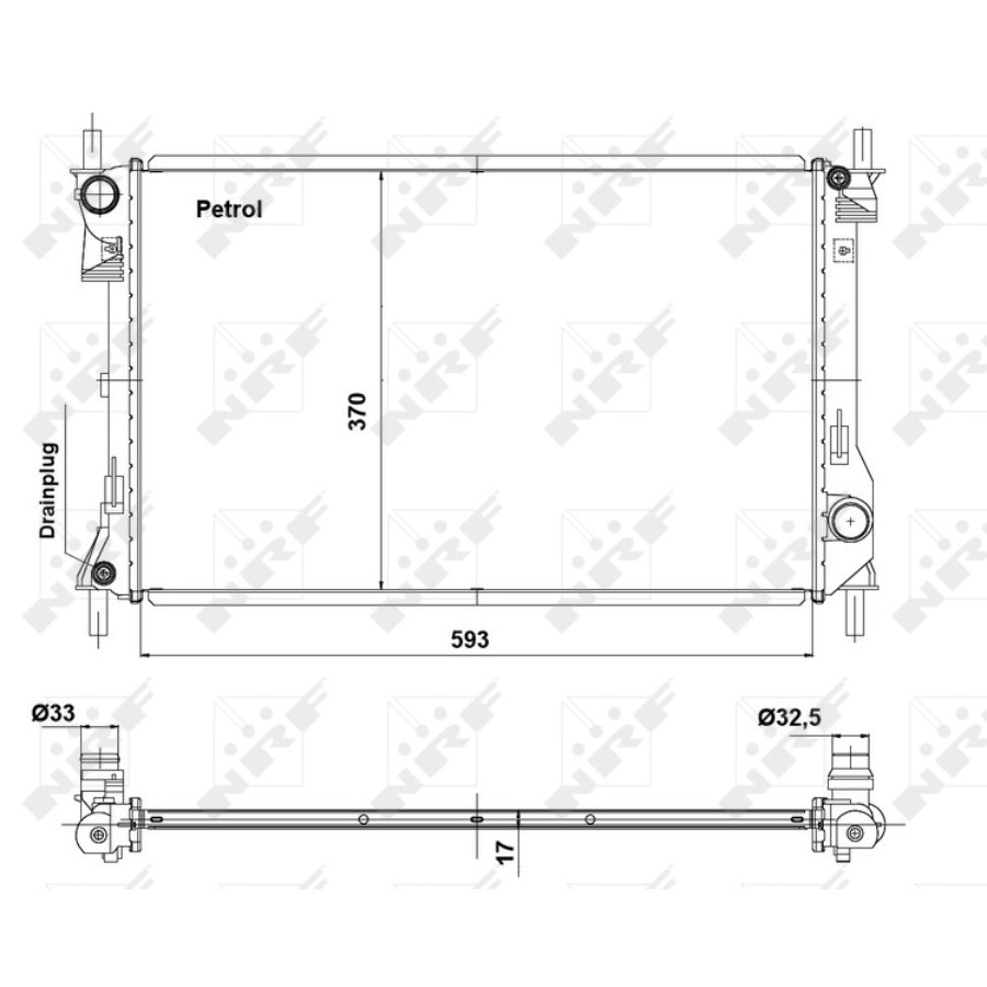Radiateur NRF 56041 EASY FIT - Norauto