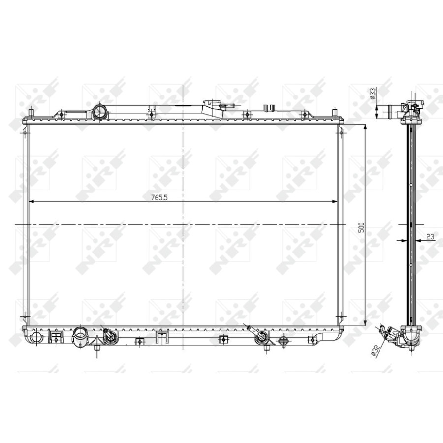 Radiateur NRF 56052 EASY FIT - Norauto
