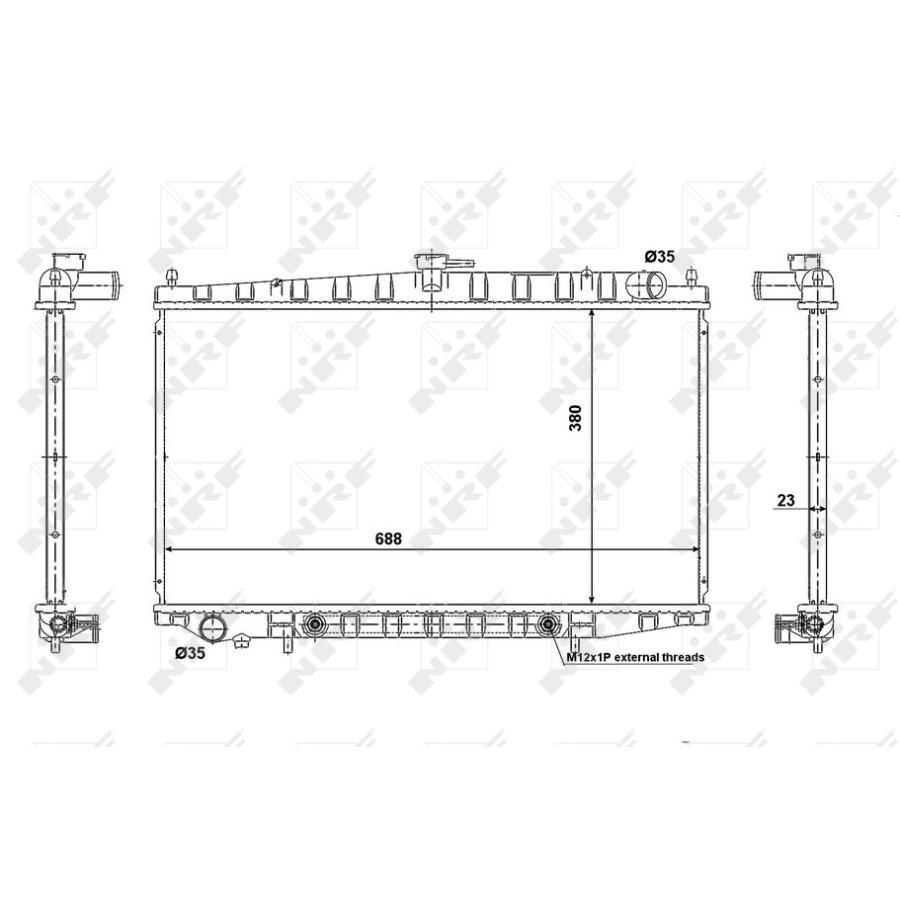Radiateur NRF 56079 EASY FIT - Norauto