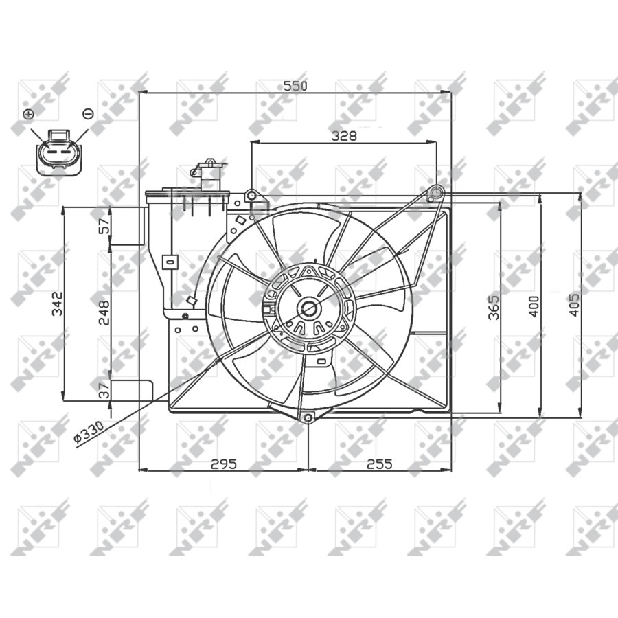 Ventilateur de refroidissement moteur NRF 47746 - Norauto